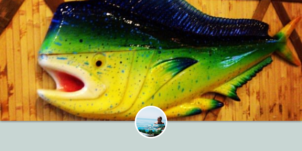 Tropical Fish Surfboard Sculpture by Carvinart at Shaka Burrito, New ...