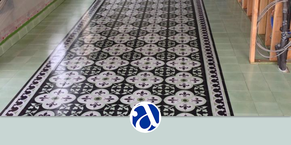 Fleur-de-Lis Clover Polished Tiles by Avente Tile at The Coronet ...