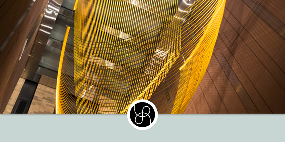 Inverted Arches in Gold by Uprise Art at The Ashland, Brooklyn ...