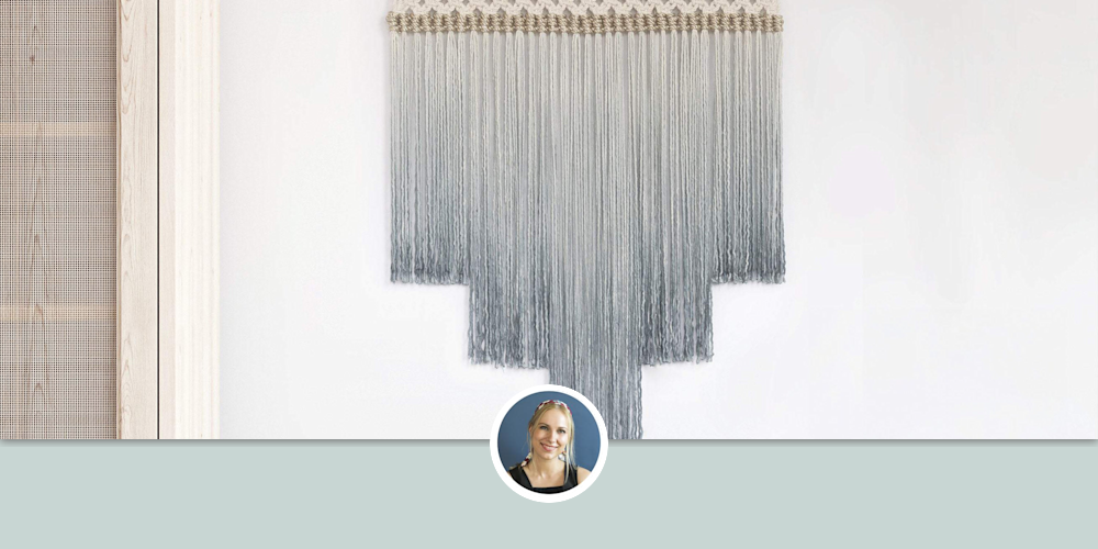 Elegant Macrame Wall Hanging - ATHENA by Rianne Aarts | Wescover Wall ...