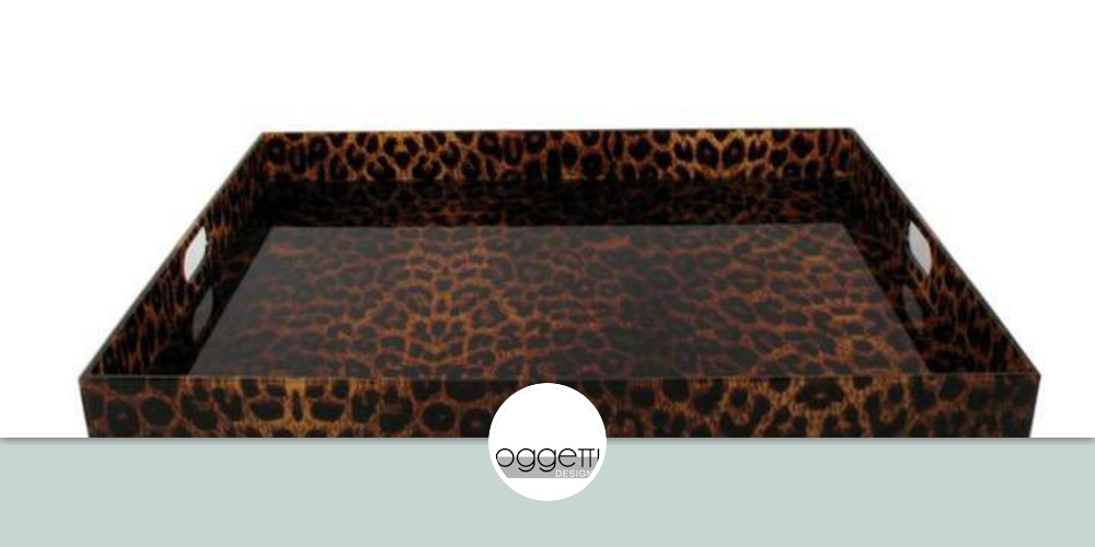 LEOPARD (Serving Tray) by Oggetti Designs | Wescover Serveware