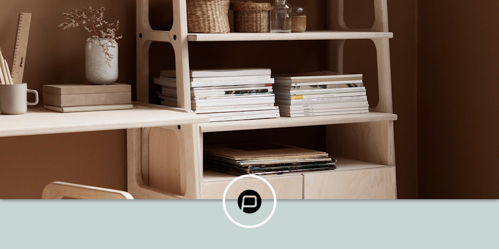 Mid Century Modern Bookcase, Custom Storage Unit,Home Office by Plywood ...