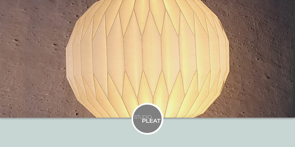 Sphere pendant - origami lamp, paper lamp, modern pendant by Studio ...