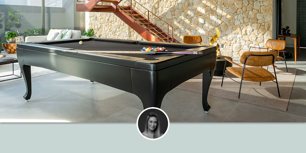 Milan Luxury Pool Table by Lara Batista | Wescover Tables