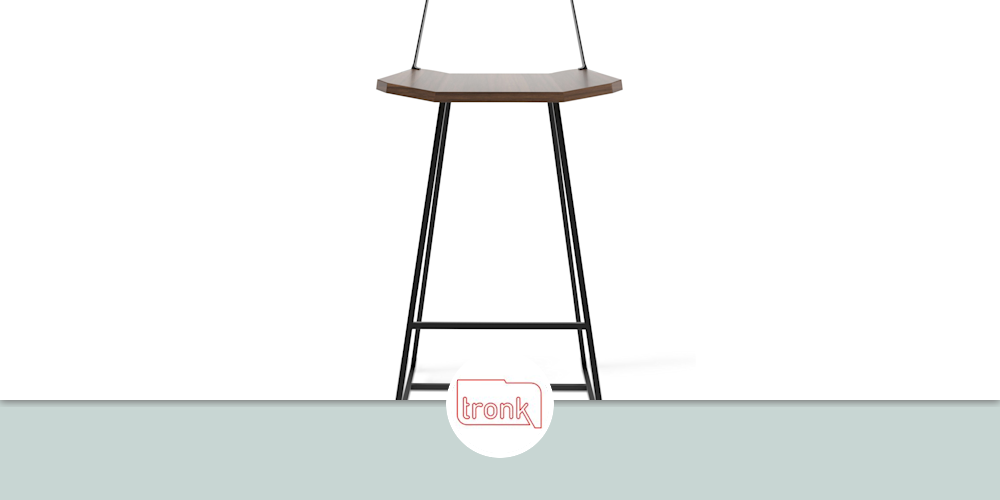 Clarkester Bar Stool 30"H by Tronk Design | Wescover Chairs