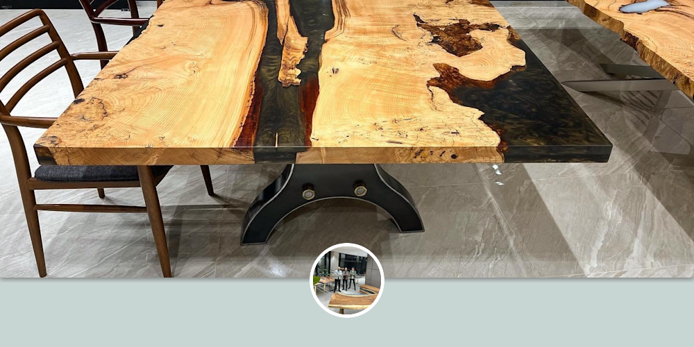 Epoxy Resin Table - Custom Dining Table - Handmade Table by Tinella ...