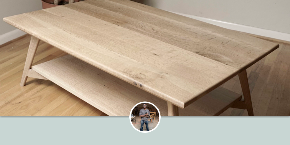 Rectangular Table with Shelf by Crafted Glory | Wescover Tables