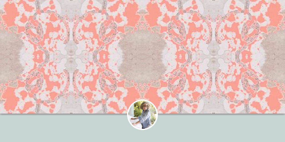 Mirror, Shrimp by Philomela Textiles & Wallpaper | Wescover Linens ...