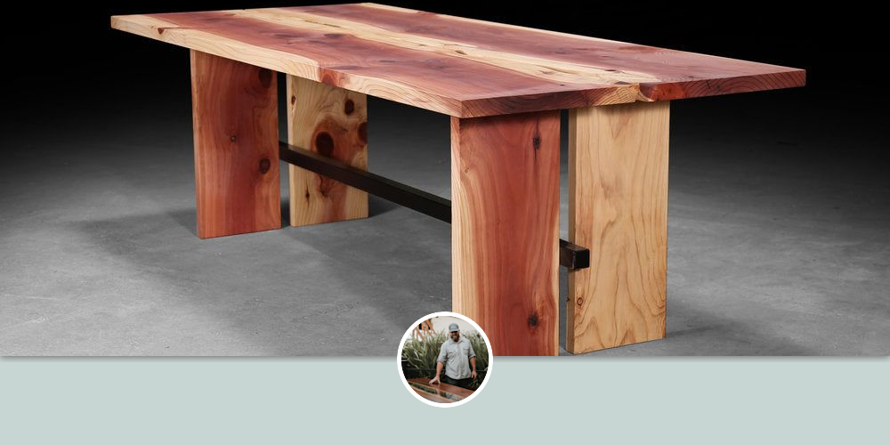 Redwood Canyon Outdoor Dining Table by Urban Lumber Co. | Wescover Tables