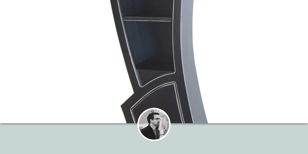 The Provision Cabinet - Curved Display Cabinet by Dust Furniture ...