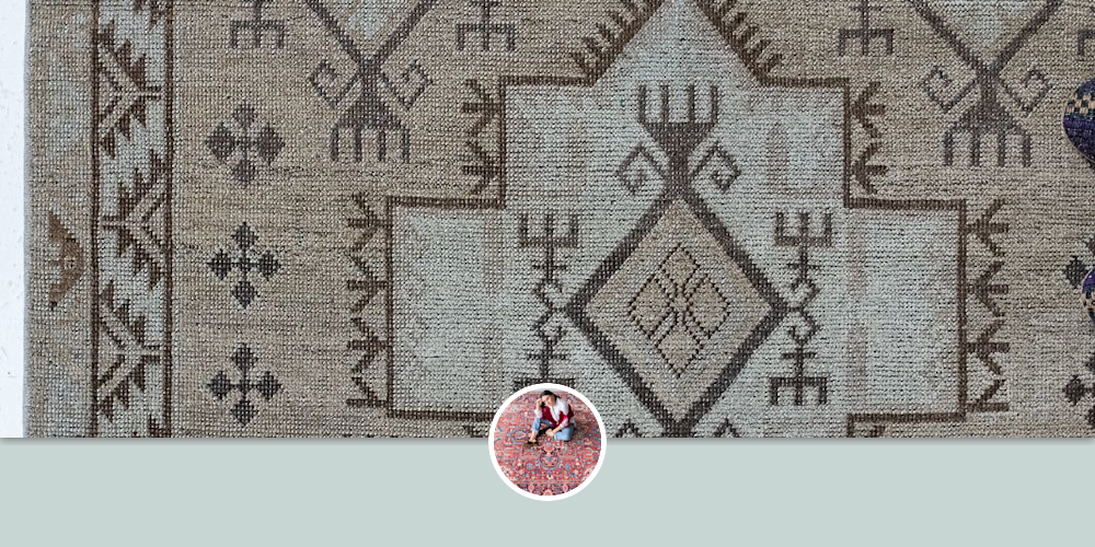 Ezel | 3'3 x 5'1 by Minimal Chaos Vintage Rugs | Wescover Rugs