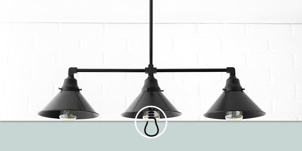 Three Bulb Pendant Light - Model No. 2433 by Peared Creation | Wescover ...
