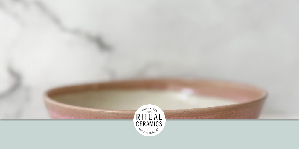 The Daily Ritual Pasta Bowl - Pink Moment Collection by Ritual Ceramics ...