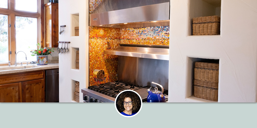Kitchen backsplash by Sarah Wandrey Mosaics | Wescover Art
