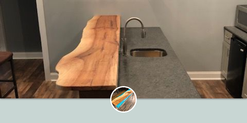 Sycamore Bar Top by Peach State Sawyer Services | Wescover Furniture