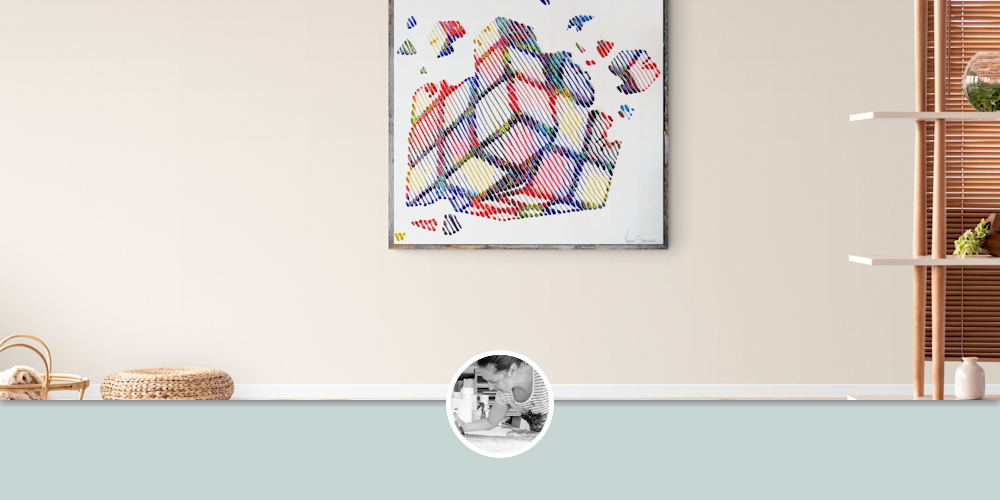 THE RUBIX CUBE EXPLOSION by Virginie SCHROEDER | Wescover Paintings