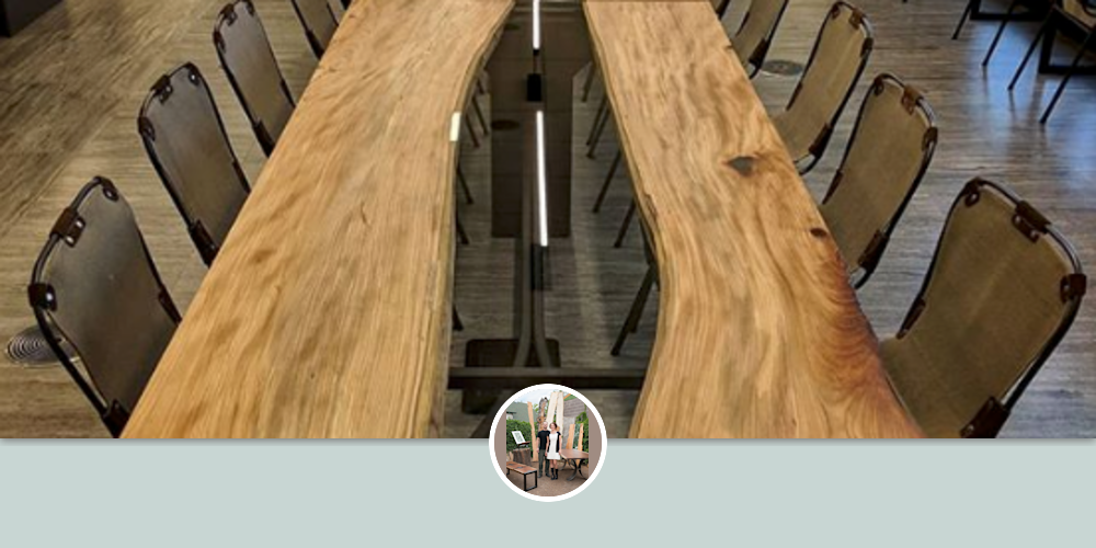 30' Elm River Conference Table by Where Wood Meets Steel at McKinsey ...