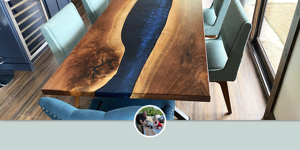 Custom Live Edge Wood & Resin River Table (3) by Carlberg Design ...