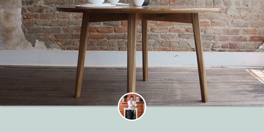 Sandy's Circle of Life Nook Table by Alicia Dietz Studios | Wescover Tables