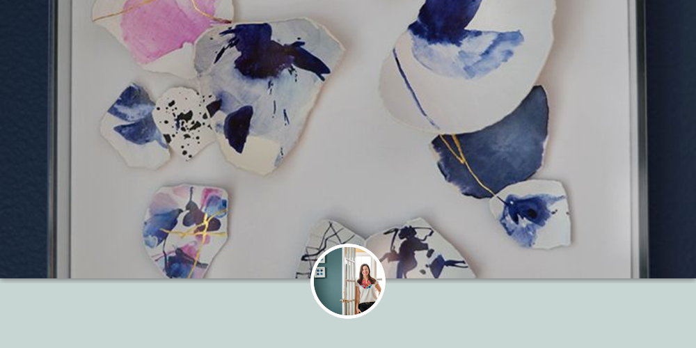 Kintsugi Eggshells Vessel by Elisa Sheehan | Wescover Paintings