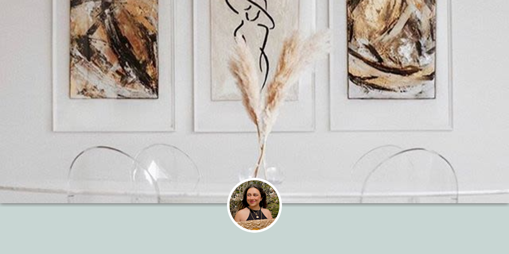 Sombre Nights I & II, Joostema in Pearls (Middle Painting) by Nik ...