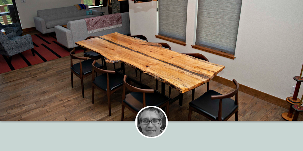 Organic Natural Live Edge Spalted Maple Table by Darin White | HAVA ...