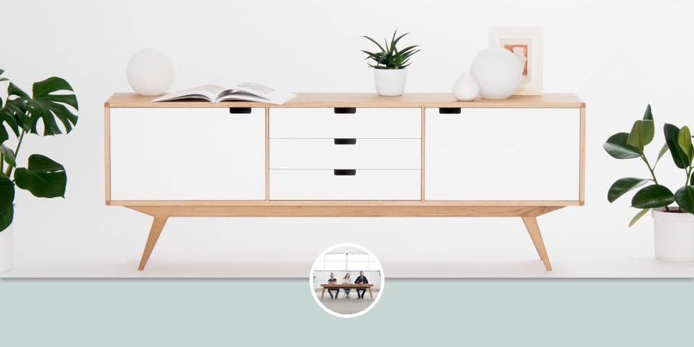 Mid century modern sideboard, retro console cabinet by Mo Woodwork at ...