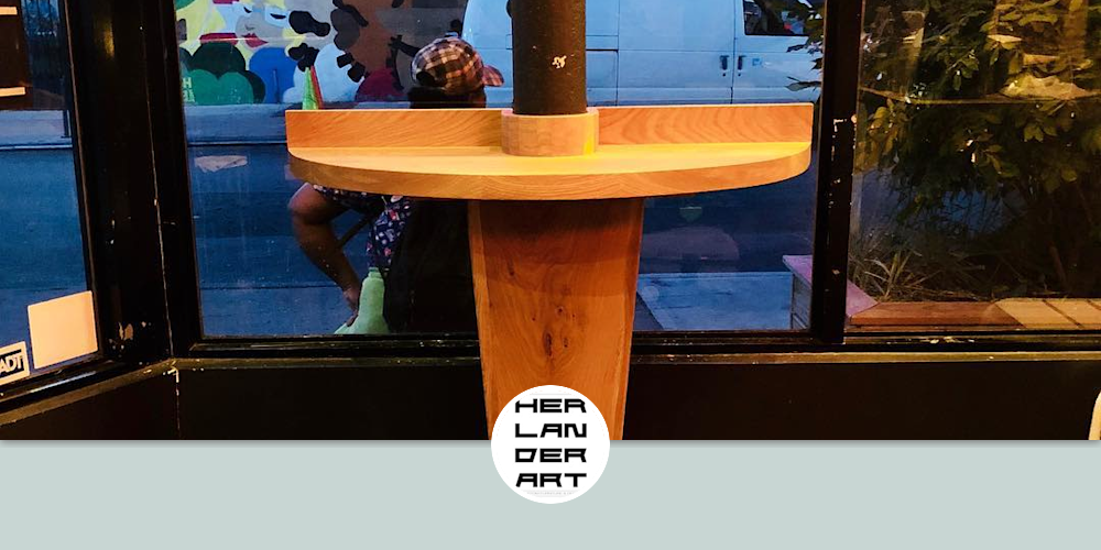 Coffee Station by HerlanderArt at Coffee Mob, Brooklyn | Wescover Tables