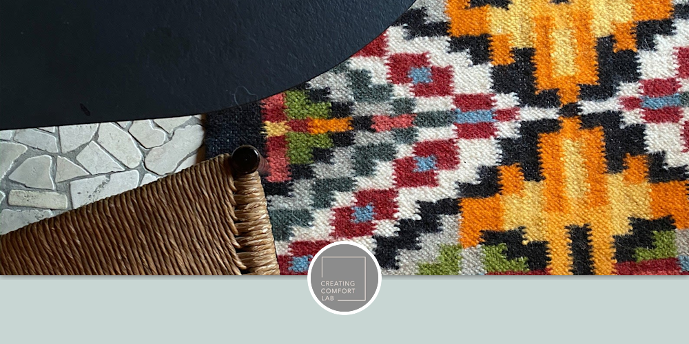 Handwoven Traditional Carpathian Pattern Thin Rug by Creating Comfort ...