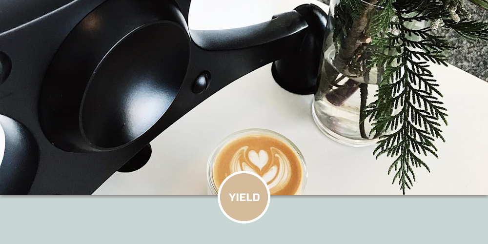 Double Wall Glass by YIELD at Bandit Coffee Co., St. Petersburg ...