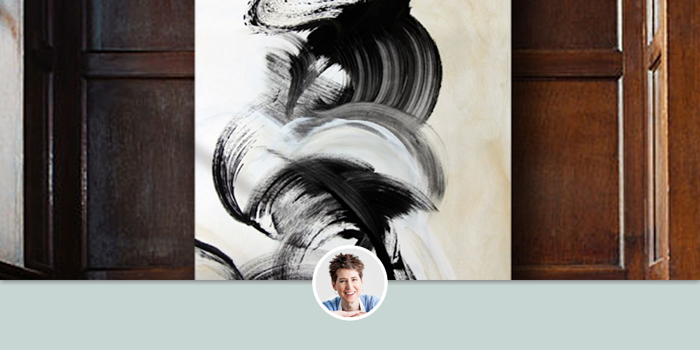 Lyrical Interlude - black and white abstract art by Lynette Melnyk ...