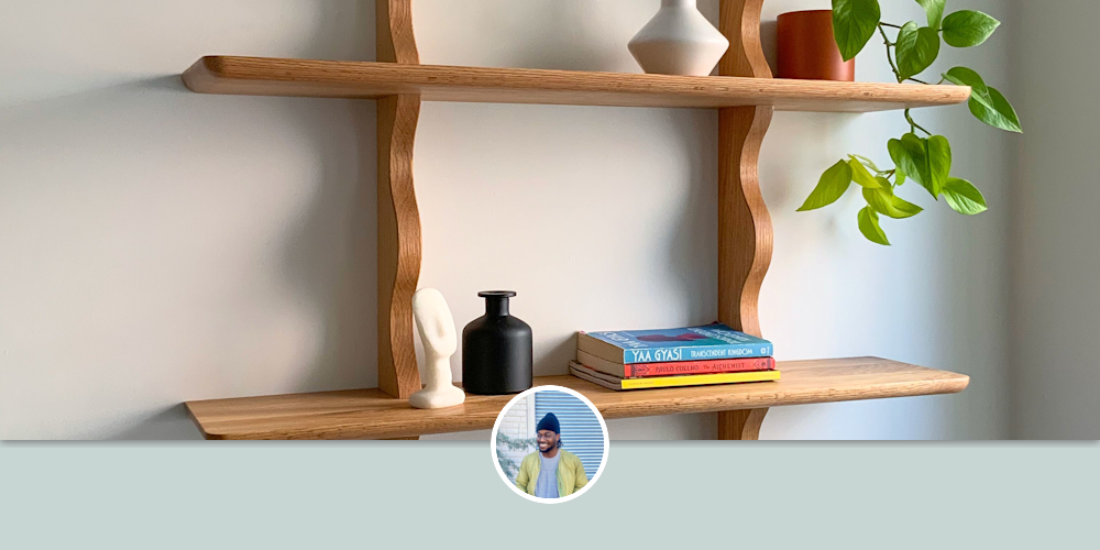 Wave Wall Mounted Shelf by Pith Designs | Wescover Storage