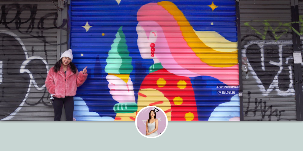 Soft Swerve Gate Mural by Loe Lee | Wescover Street Murals