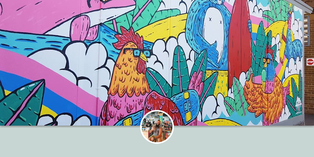 Mural At Bondi Beach Public school by Mulga at Bondi Beach Public ...