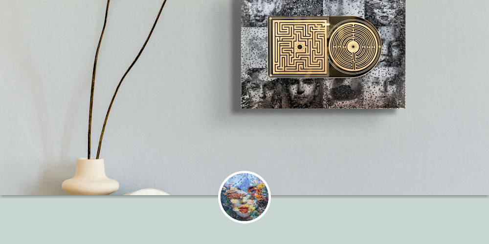 Labyrinth vs Maze by Sarupa Sidaarth | Wescover Paintings