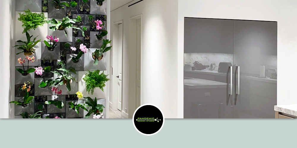 Modern Living Wall - Node Wall Planter by Pandemic Design Studio ...