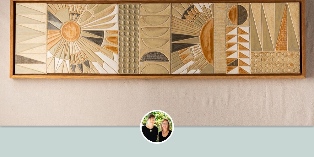 Desert Solstice Panel by Clare and Romy Studio | Wescover Sculptures