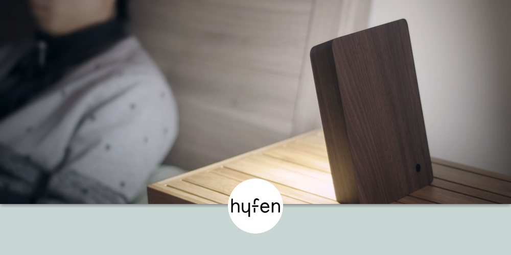 Brick Lamp - Wood - Walnut by Hyfen by HCWD Studio | Wescover Lamps