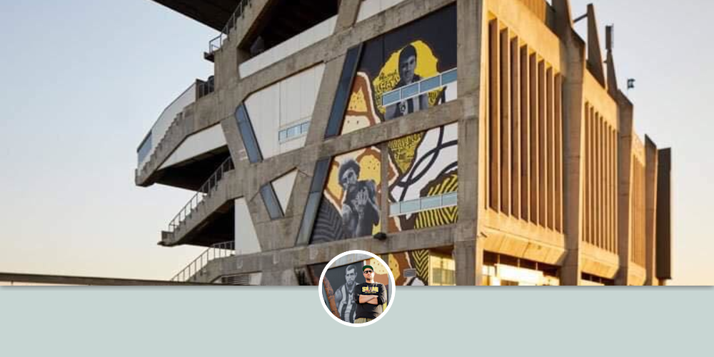 Mural for Hawthorn Hawks by Kevin 'Ohnoes' Gold at Waverley Park ...