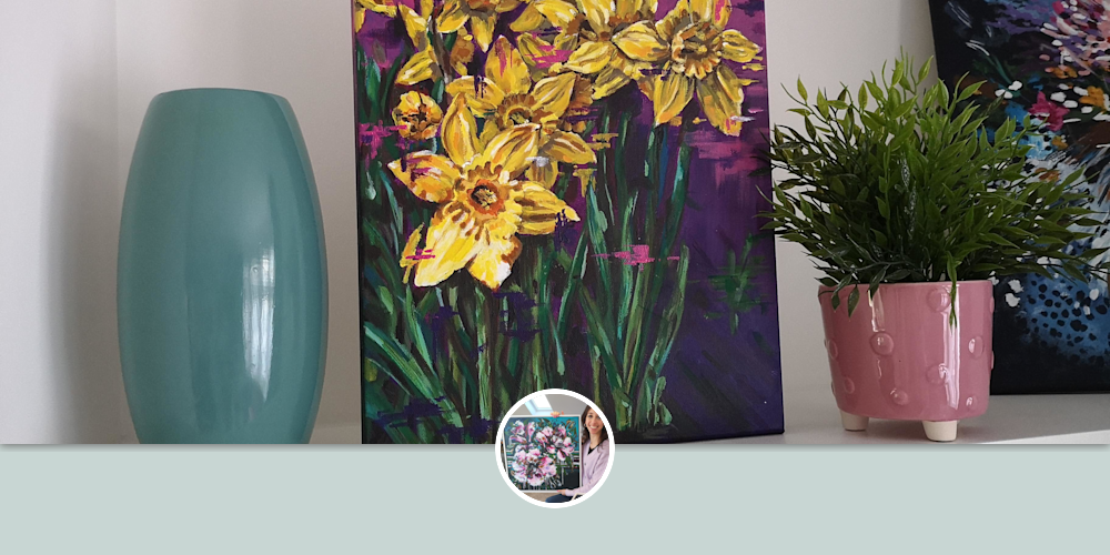 Bursting Into Spring by Judy Century Art | Wescover Paintings