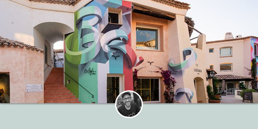 Promenade du Port Mural by Peeta at Promenade du Port, Porto Cervo ...