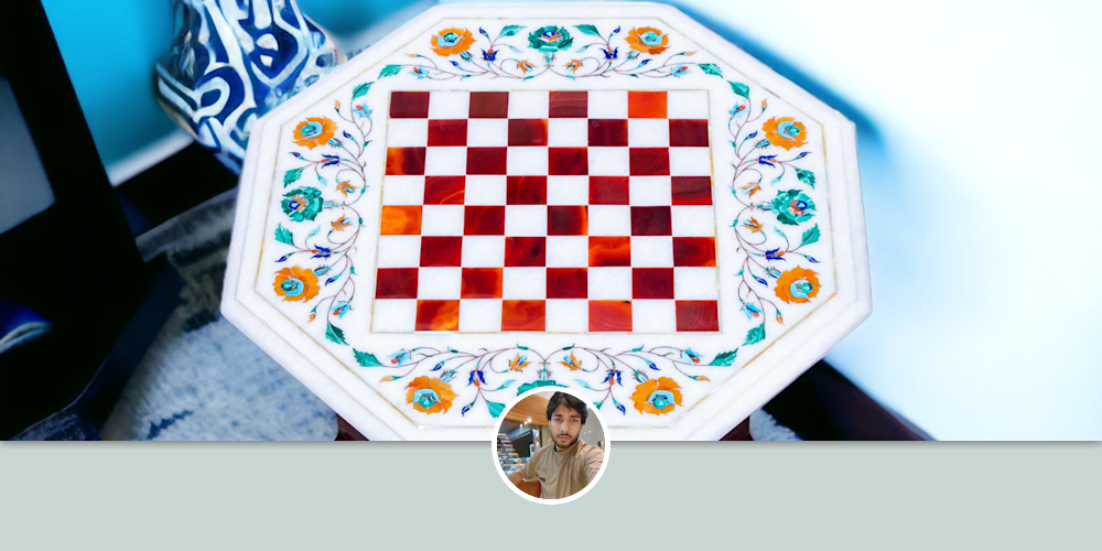 Marble chess table, Luxury chess table, Handmade chess table by ...