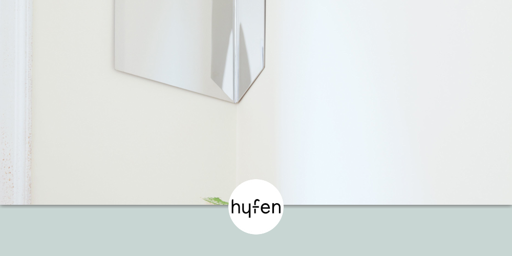 HEX Mirror (Silver) by Hyfen by HCWD Studio | Wescover Decorative Objects