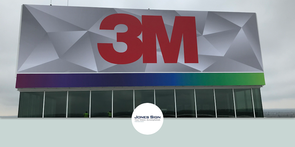 3M Wall Sign by Jones Sign Company | Wescover Signage