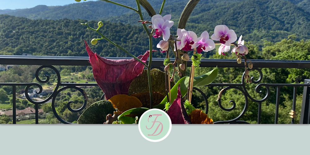 Spring Orchid arrangement by Fleurina Designs | Wescover Floral ...