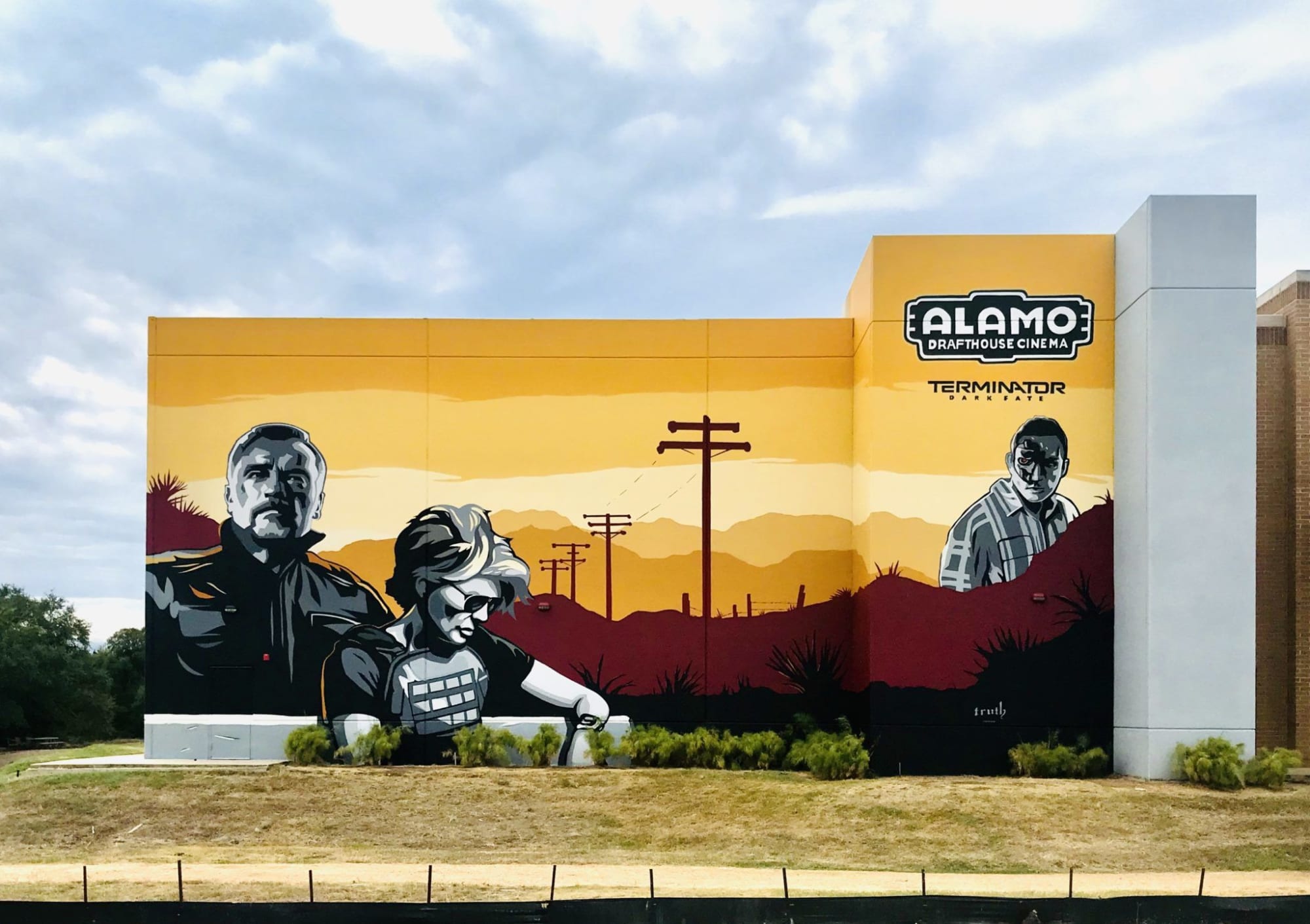 Alamo Drafthouse Cinema Mural by Mike Alamo Drafthouse Cinema Mural by Mike