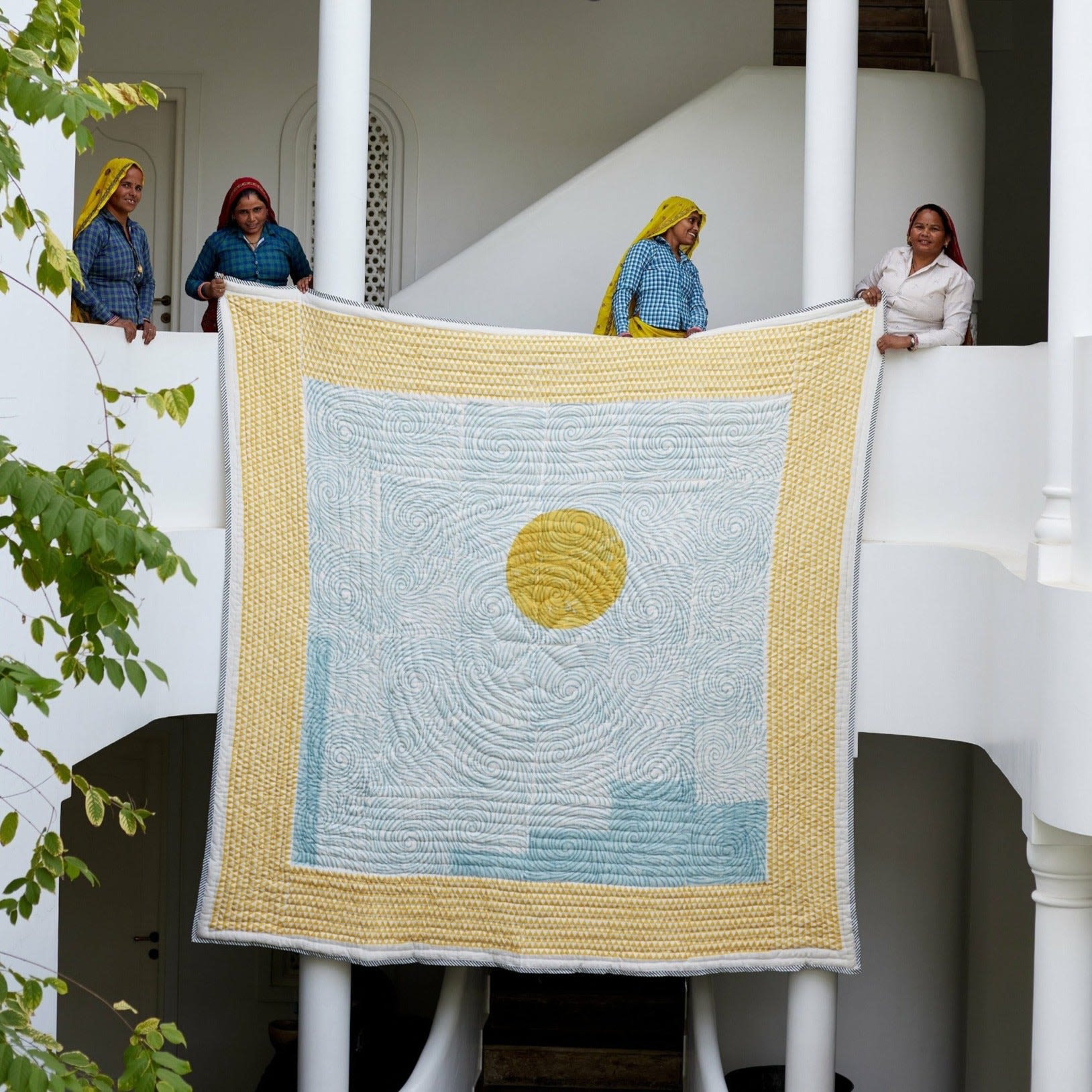 Van Gogh Quilt by CQC LA | Wescover Linens & Bedding