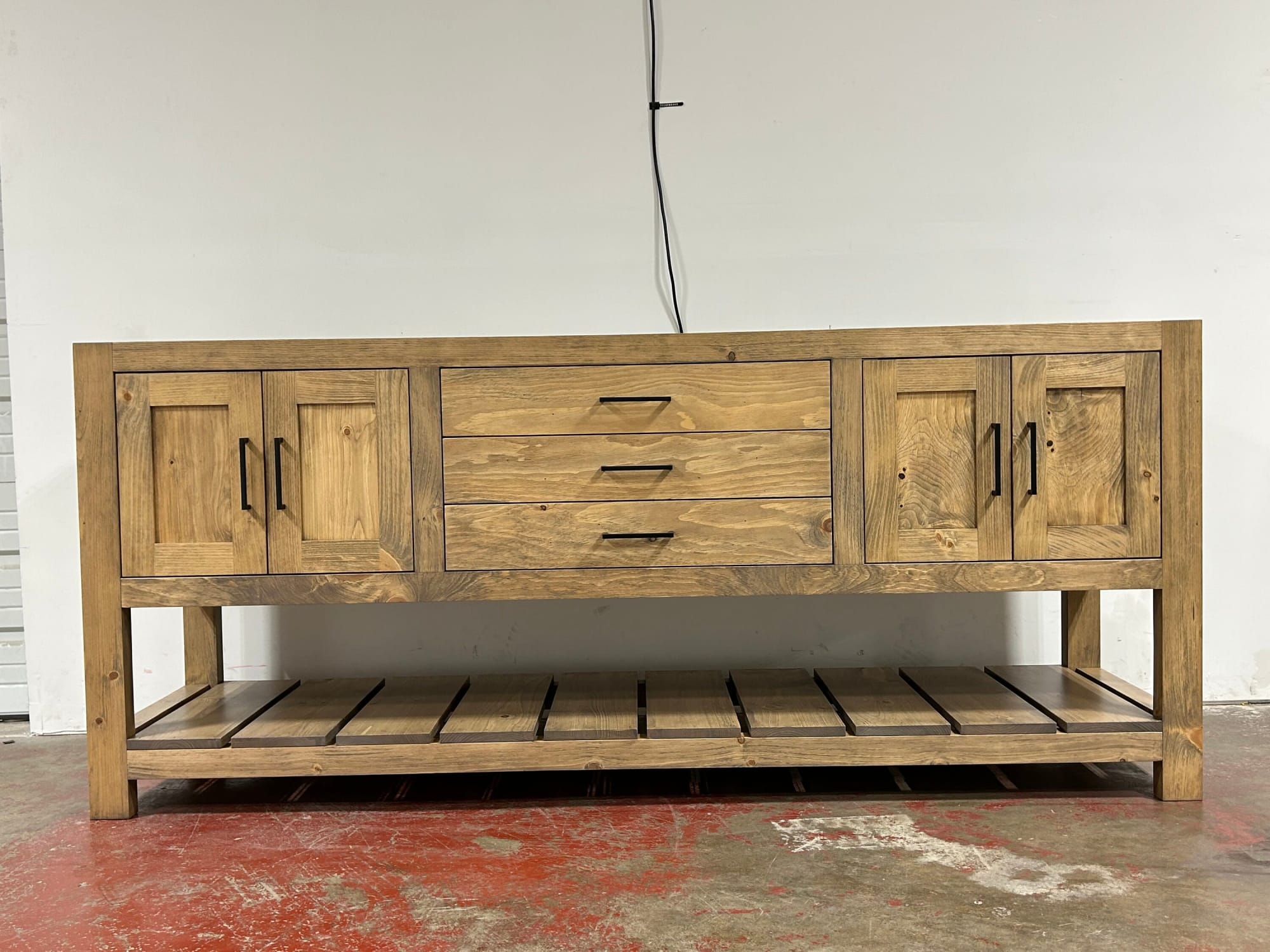 Model 1014 - Custom Double Sink Vanity by Limitless Woodworking ...