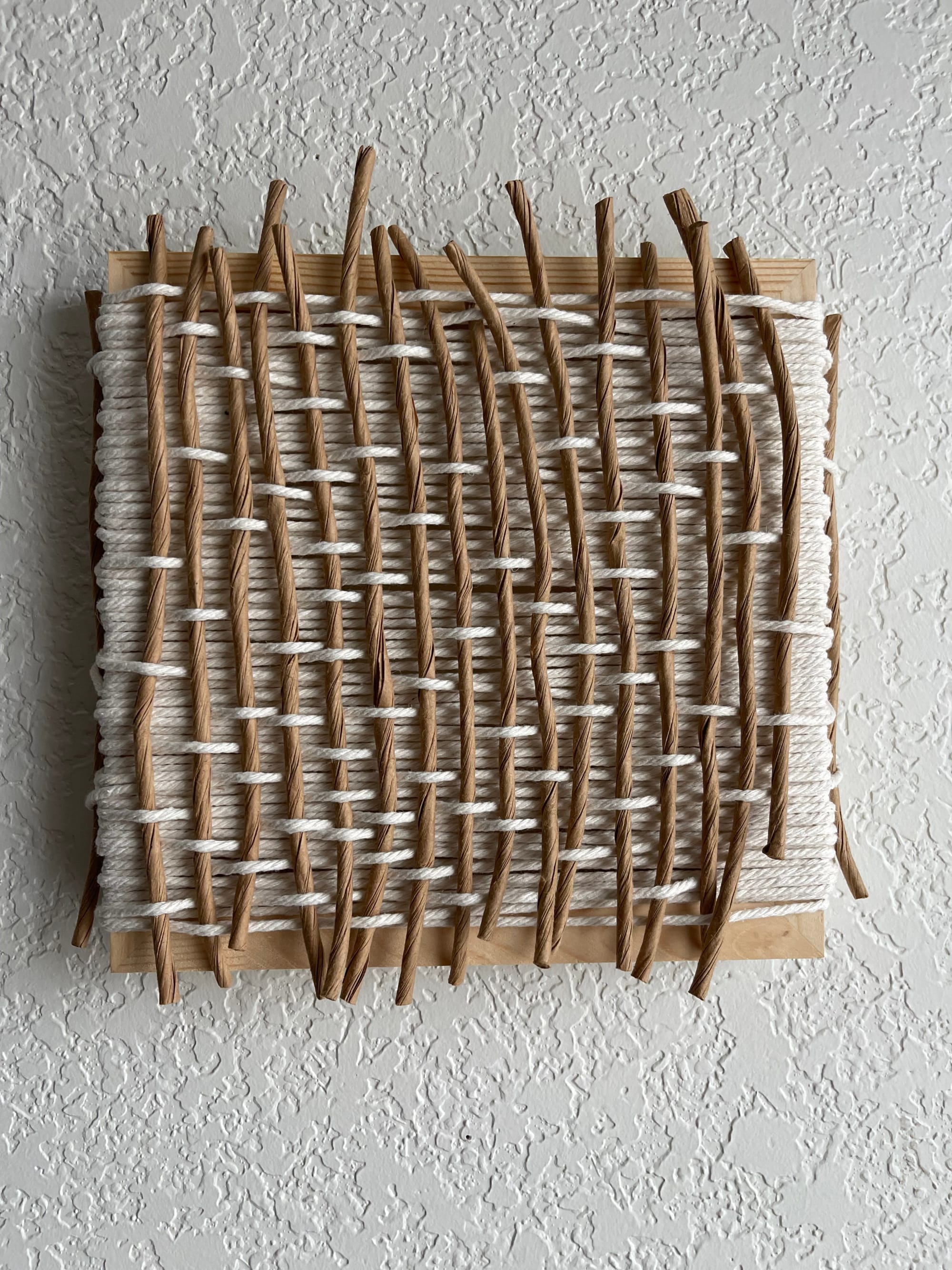 Woven Tile- Earth Series no. 3 by Mpwovenn Fiber Art by Mindy Pantuso ...