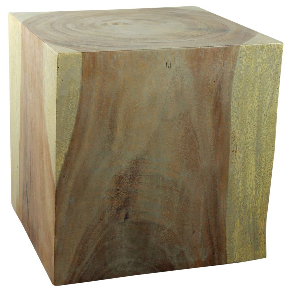 Haussmann® Wood Cube Table 18 in SQ x 18 in High Hollow by Haussmann ...